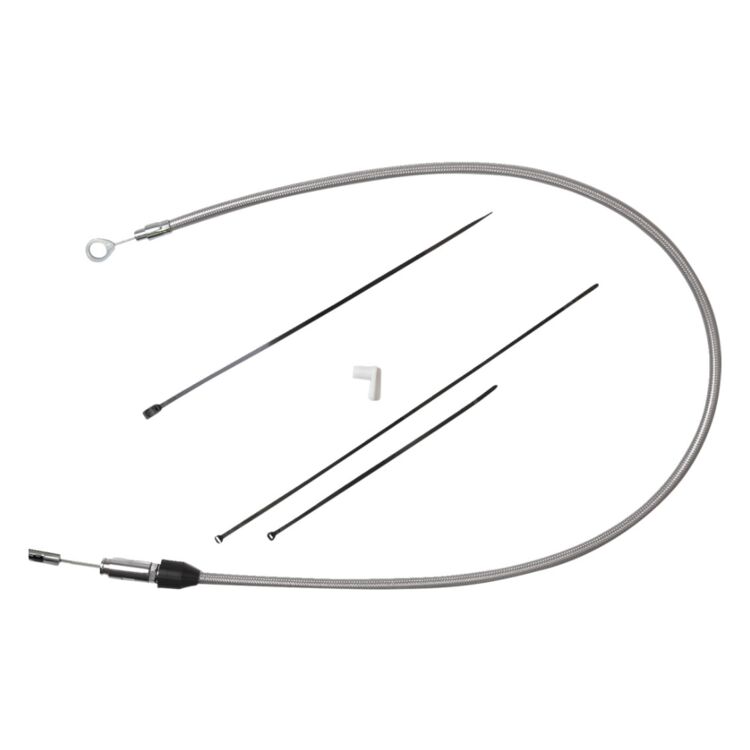 Drag Specialties Alternative Length Upper Clutch Cable For Harley 2018-2025 - RevZilla