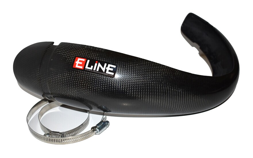 E-Line Carbon Fiber Pipe Guard KTM / Husqvarna / Gas Gas 125cc 2023 ...