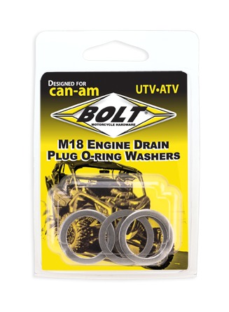 Bolt Hardware Engine Drain Plug Washer M18X24 For Can-Am - RevZilla