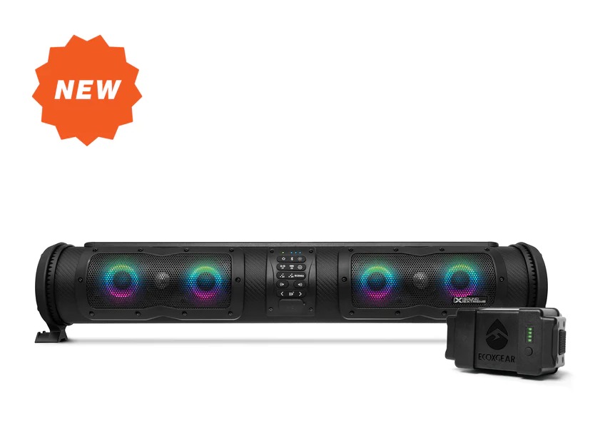 ECOXGEAR Elite SoundExtreme Battery Powered Sound Bar - RevZilla