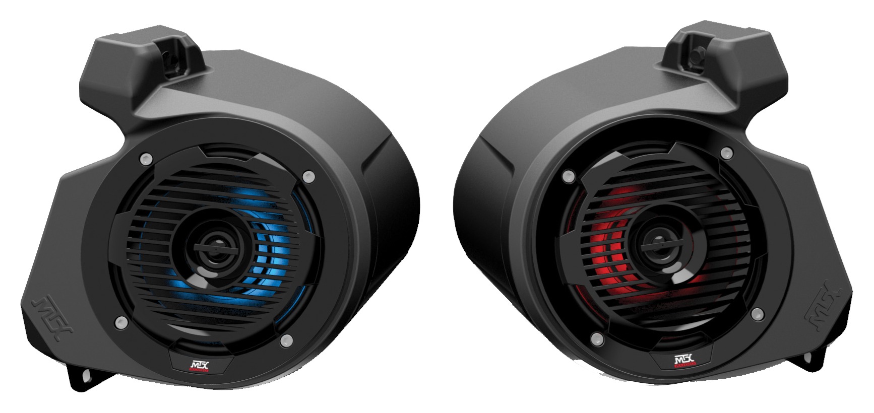 MTX Audio All-Weather Lower Kick Panel Speaker Pods Polaris RZR 900 ...