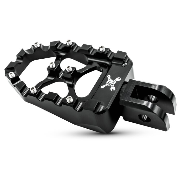 Burly Brand MX-Evolution Foot Pegs For Harley Softail 2018-2025 - RevZilla