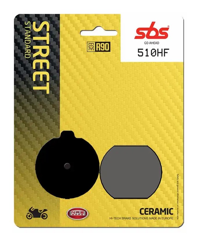 SBS HF Ceramic Front Brake Pads 510HF - RevZilla