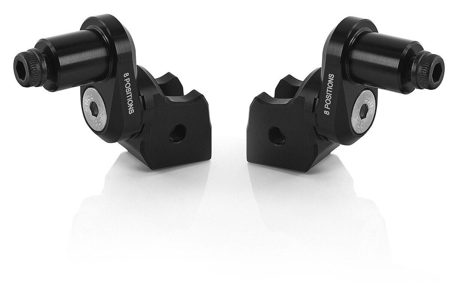 Rizoma Eccentric Rider / Passenger Footpeg Mount Kit Ducati Multistrada ...