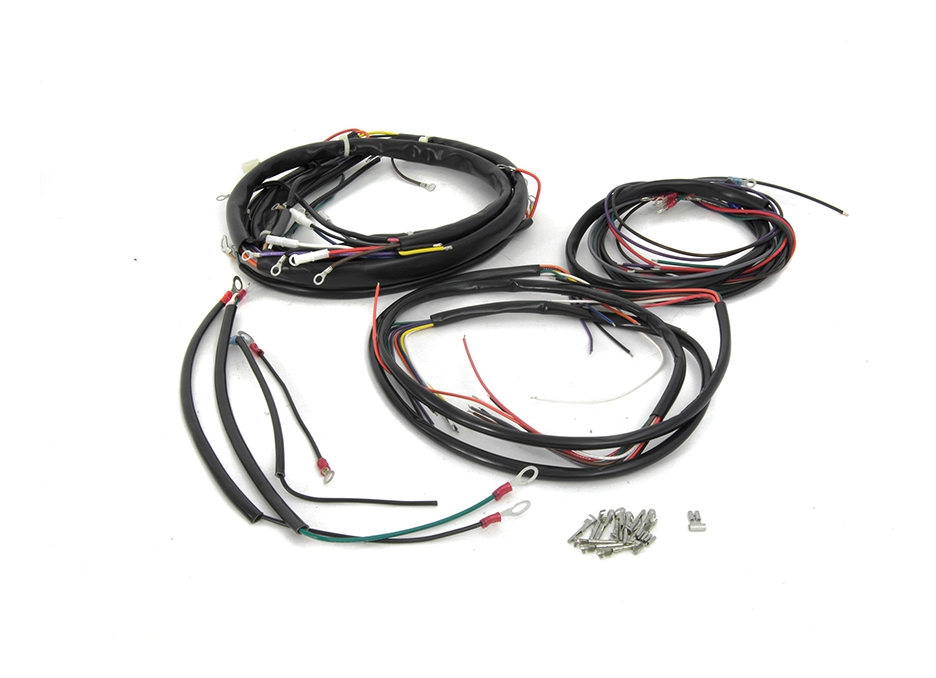 V-Twin Mfg. Builders Wiring Harness Kit For Harley FX 1973-1974 - RevZilla