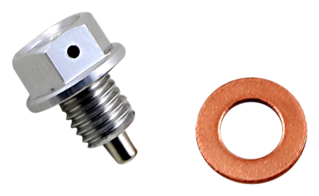 Moose Racing Aluminum Magnetic Drain Plug - RevZilla