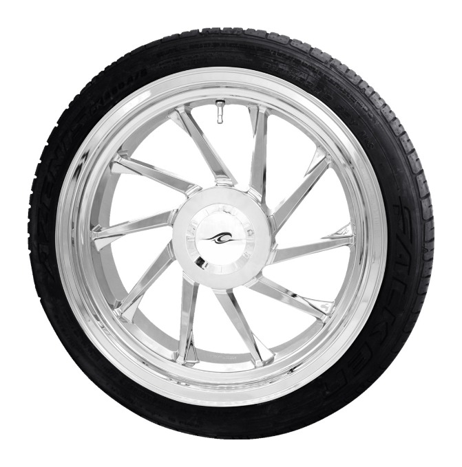 Coastal Moto Hurricane 18" Rear Wheel & Tire Package For Harley Trike ...