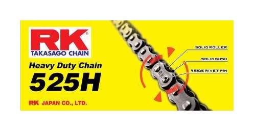 RK 525H Heavy Duty Chain - RevZilla