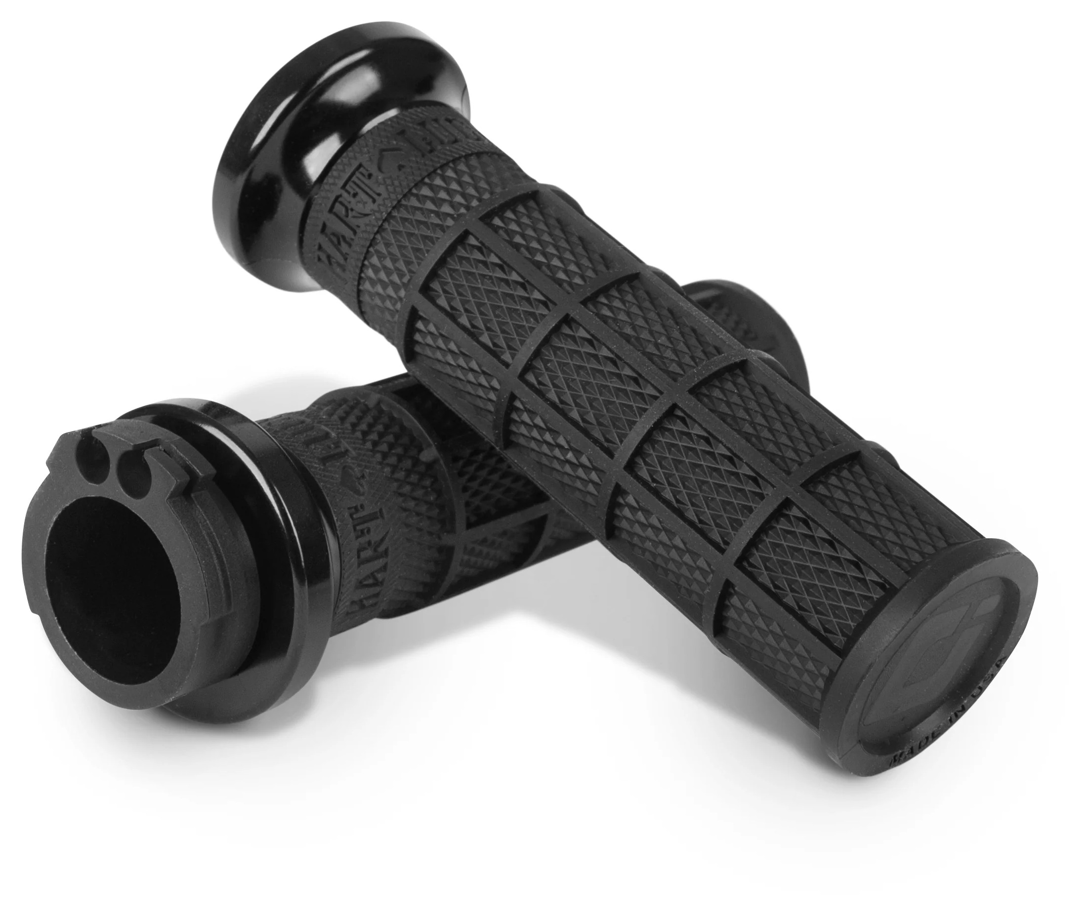 ODI Hart Luck Lock On Grips For Harley With Dual Cable Throttle | 10% ...