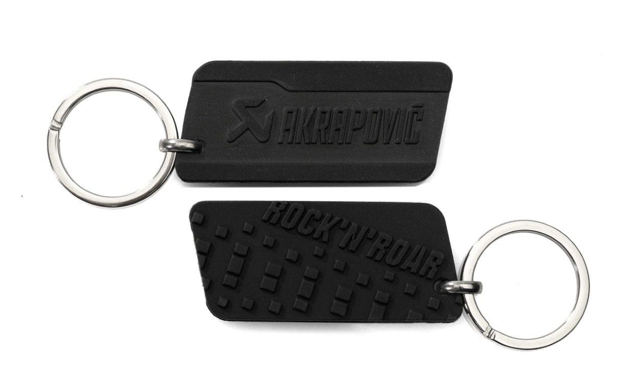 Akrapovic Rock 'N Roar Off-Road Keychain | 5% ($0.60) Off! - RevZilla