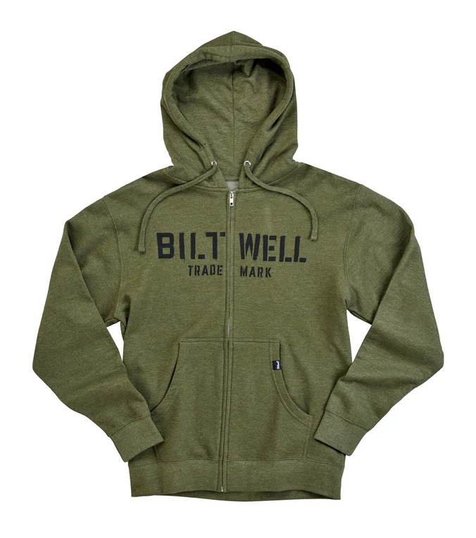Biltwell Stencil Zip Hoody - RevZilla