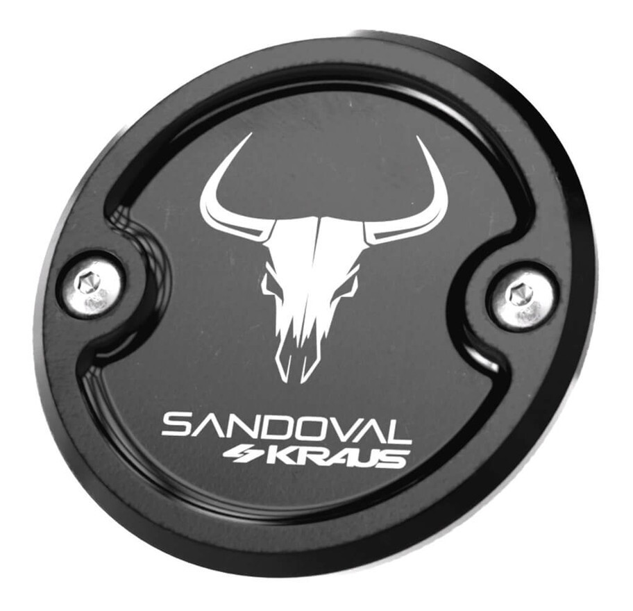 Kraus Sandoval Dead Head Timer Cover For Harley 2017-2026 - RevZilla