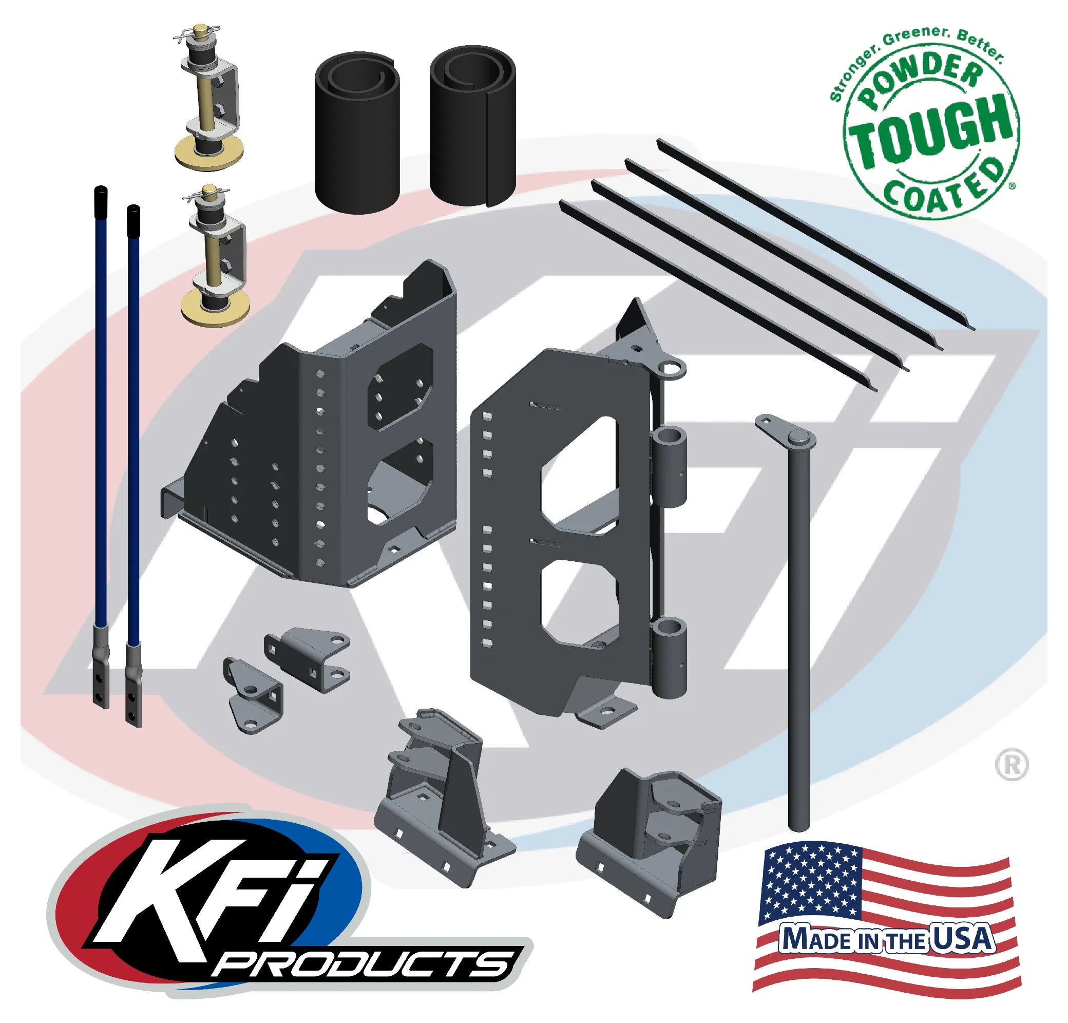 KFI Pro-V Plow System Center Pivot Kit - RevZilla