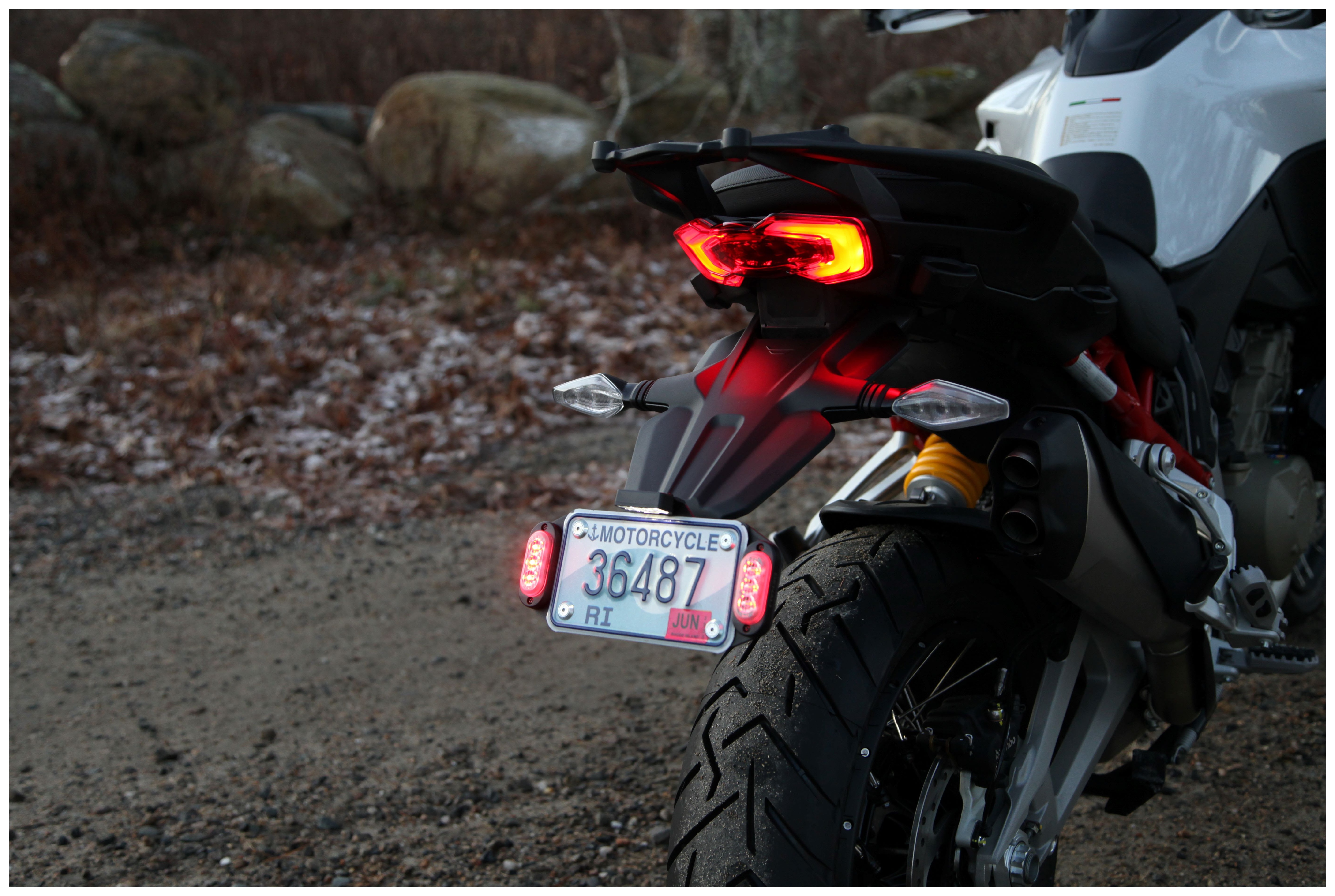 Denali Plate Light Relocation Kit Ducati Multistrada V4 2021-2024 ...