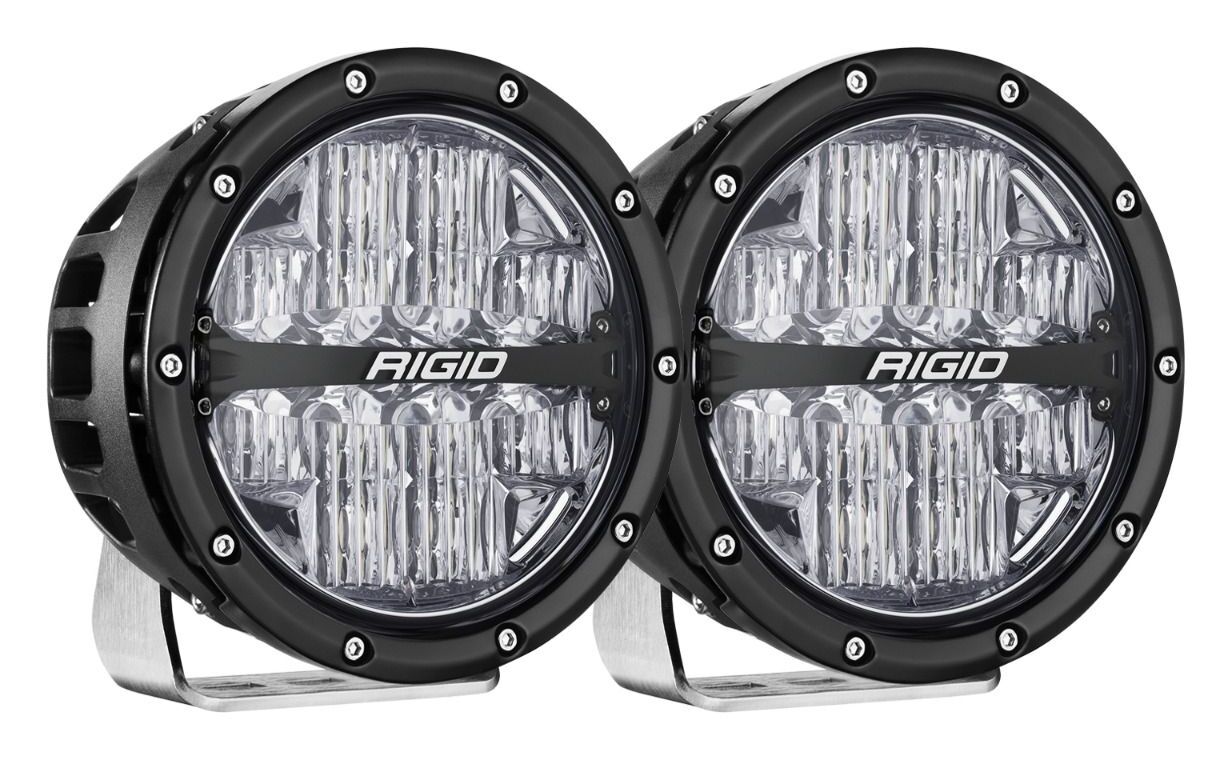 Rigid 360-Series RGBW 6 Inch Round Lights - RevZilla