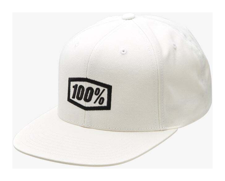 100% Icon Snapback Hat - RevZilla