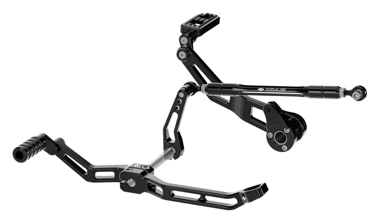 Kraus Max Lean Bagger Foot Controls For Harley Touring 2017-2026 - RevZilla
