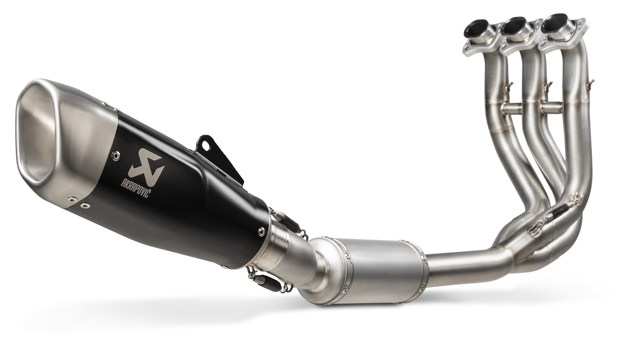Akrapovic Racing Exhaust System Triumph Daytona 660 2024-2025 - RevZilla
