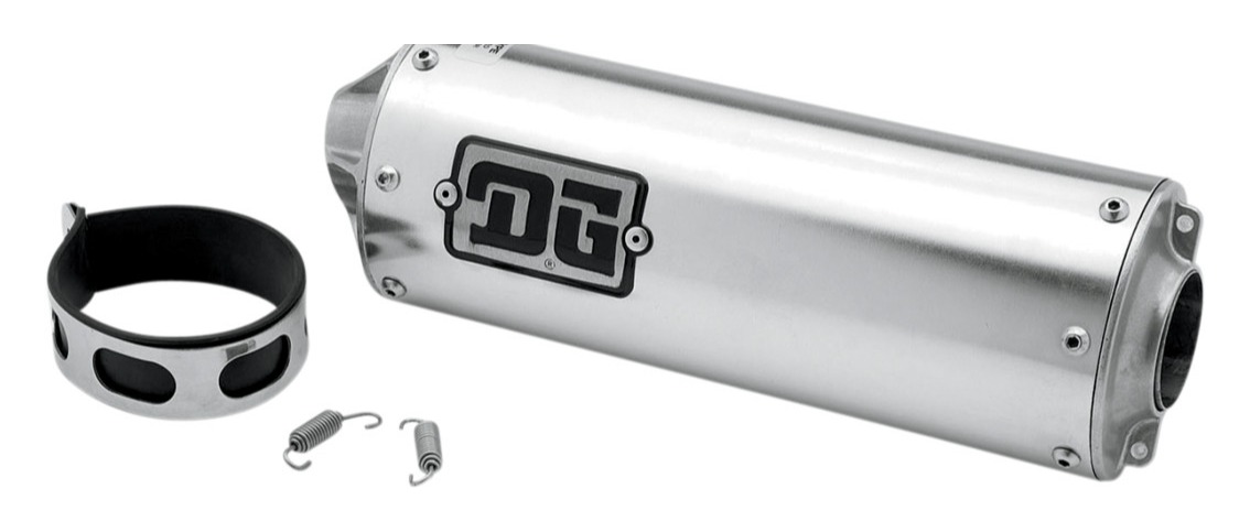 DG Performance Universal Slip On Exhaust - RevZilla