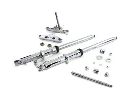 V-Twin Mfg. Dual Disc Fork Assembly For Harley Sportster 1952-1981 ...