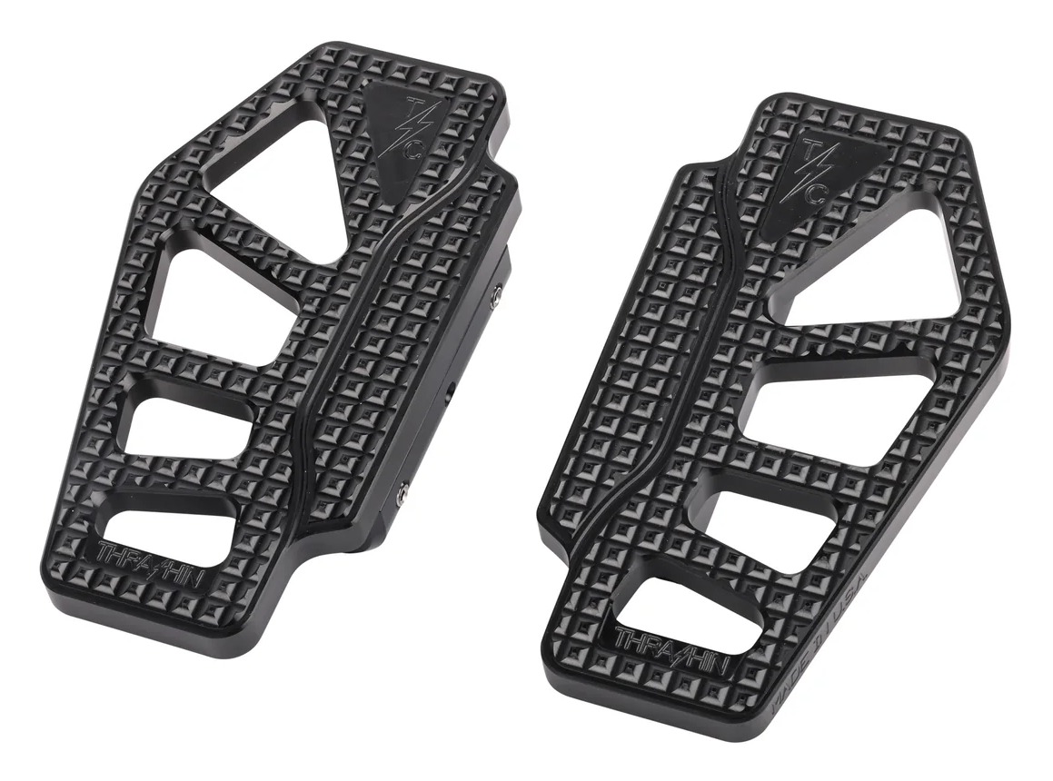 Thrashin Supply Apex Mini Passenger Floorboards For Harley Touring 1993 ...