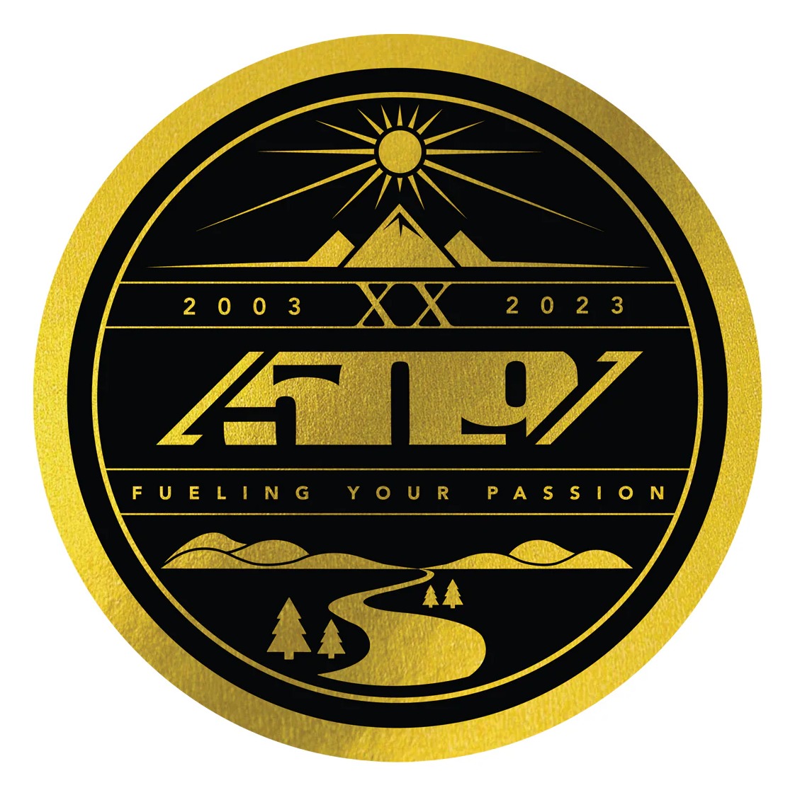 509 20 Years OF Evolution Sticker - RevZilla