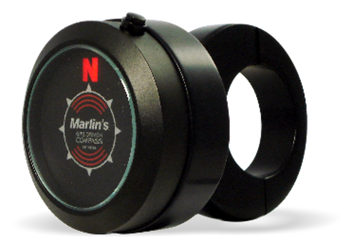 Marlin's Quest Compass With Classic Adjustable Handlebar Mount - RevZilla
