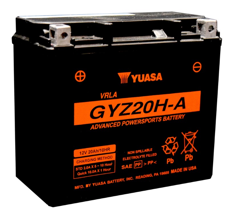 Yuasa GYZ20H-A Factory Activated AGM High Performance Battery | 17% ($40.09) Off! - RevZilla