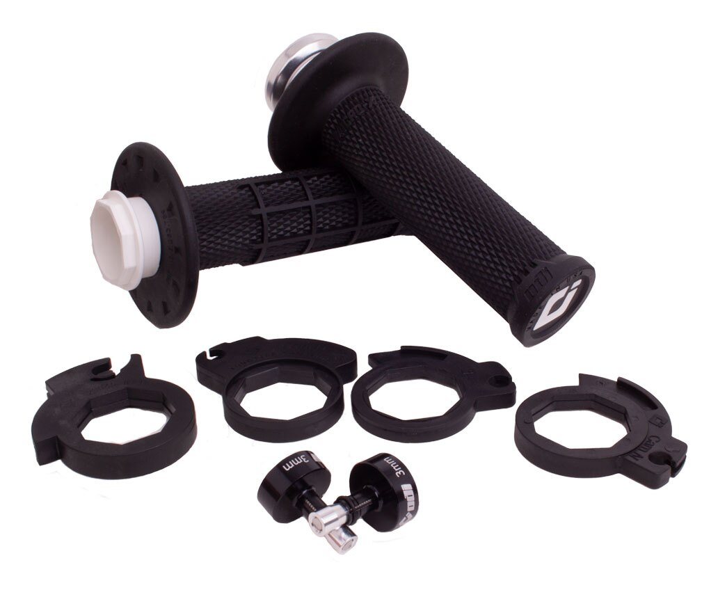 ODI Micro-X Lock On Half Waffle Grips - RevZilla