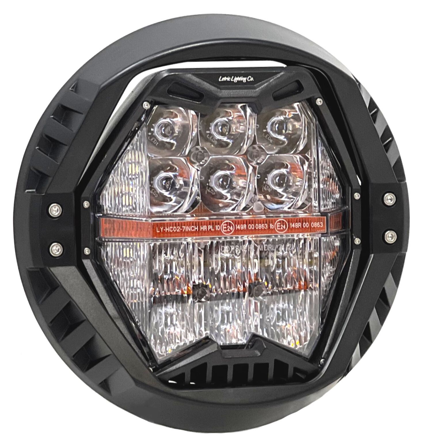 Letric Lighting Co. 7" LED Game Changer Headlamp For Harley 1994-2026 ...