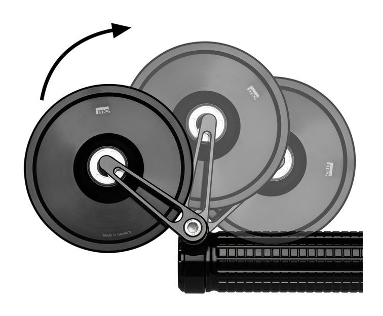 Motogadget mo.View Street Flip Glassless Bar End Mirror - RevZilla