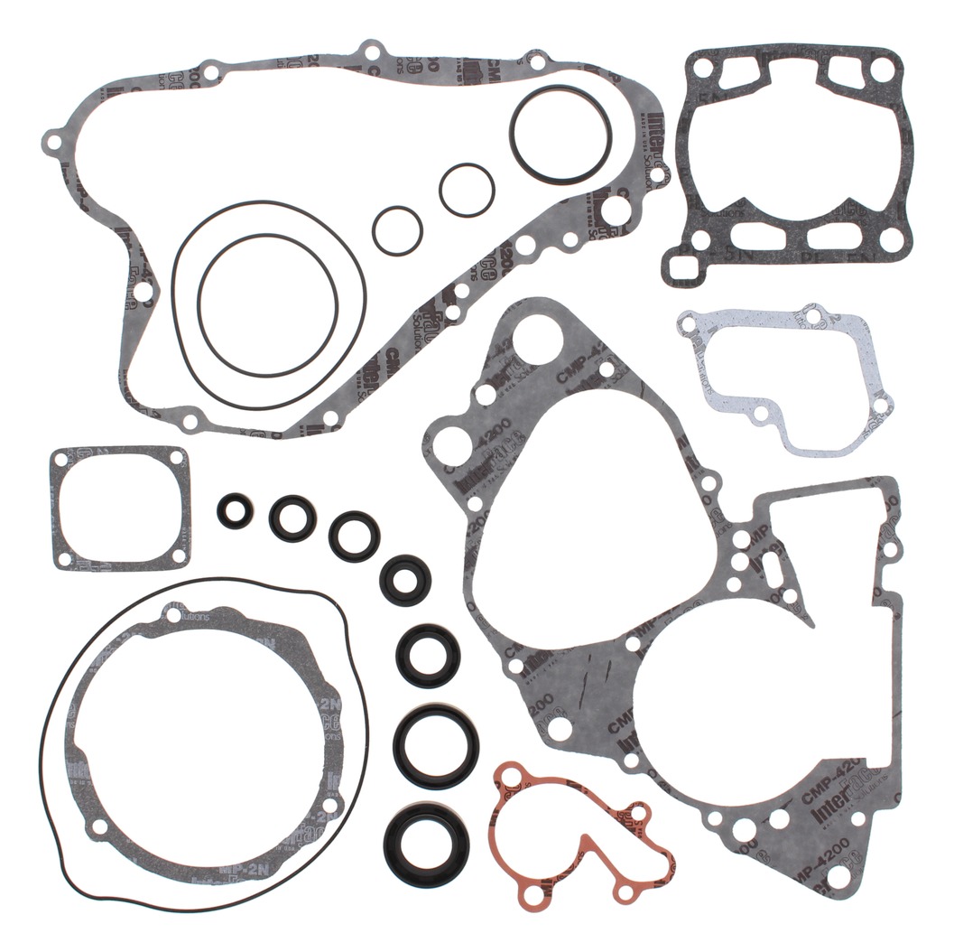 Vertex Complete Gasket Set With Oil Seals Suzuki RM125 1991 - RevZilla