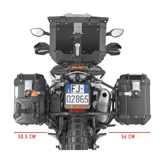 Givi PLO7717CAM Side Case Racks KTM 790 / 890 Adventure / 890 SMT 2019 ...