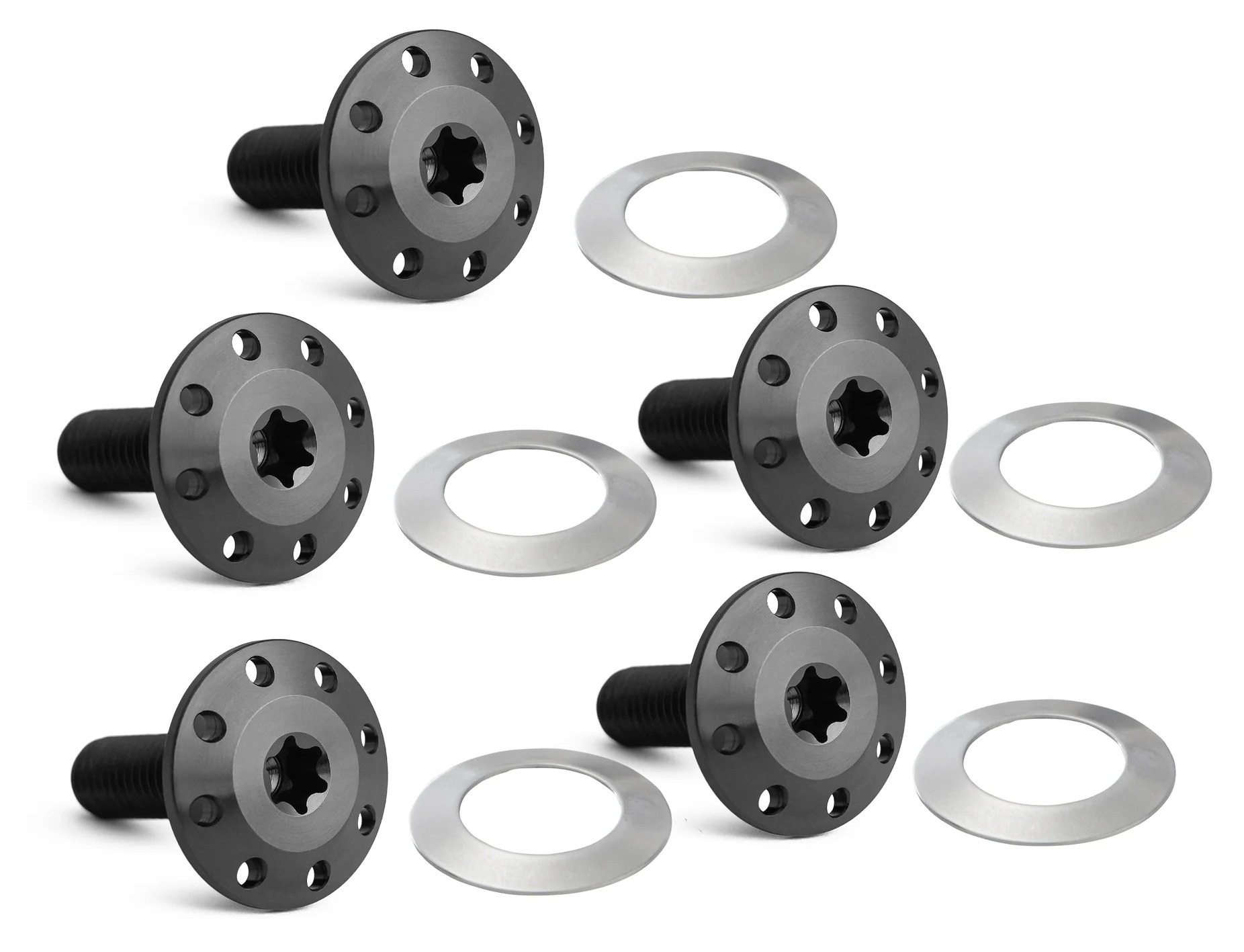 Arlen Ness Titanium Holeshot Front Floating Brake Rotor Bolt Kit For ...