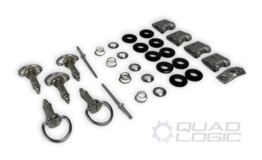 Quad Logic Quick Release Body Fastener Kit Polaris Scrambler 850 / 1000 ...