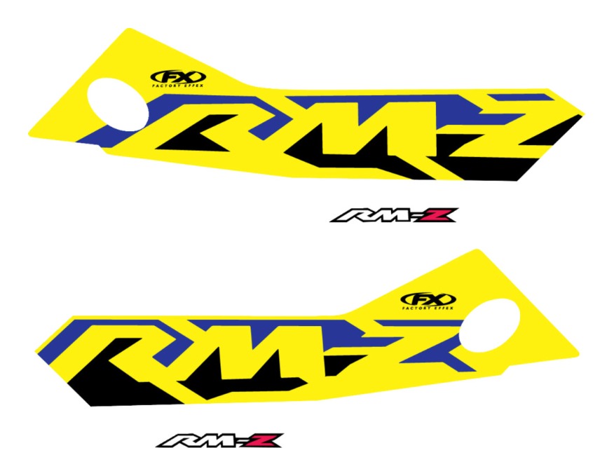 Factory Effex OEM Style Shroud Graphics Suzuki RMZ250 / RMZ450 2018-2026 - RevZilla