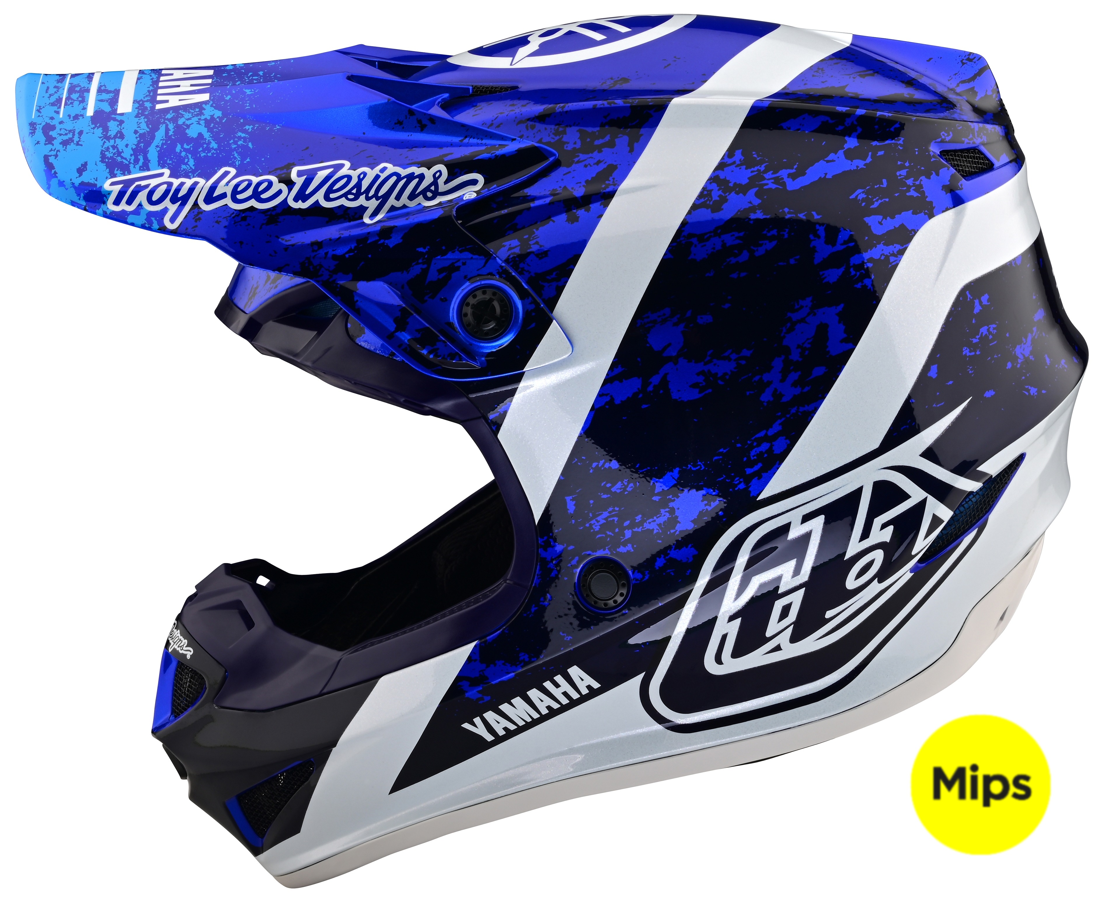 Troy Lee Youth SE4 Polyacrylite Yamaha Helmet - RevZilla