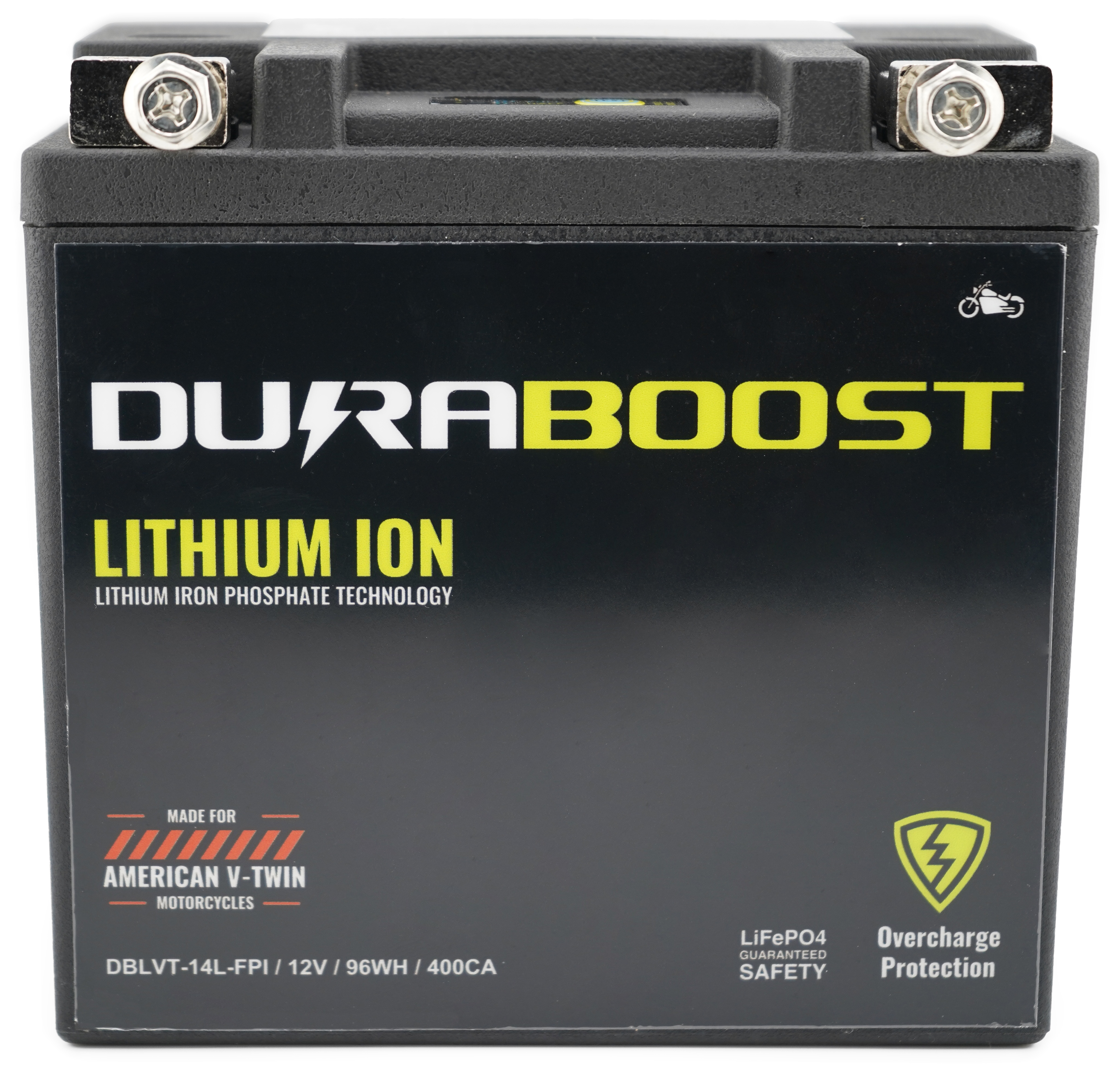 Duraboost V-Twin DBLVT14L Lithium Ion Battery For Harley - RevZilla