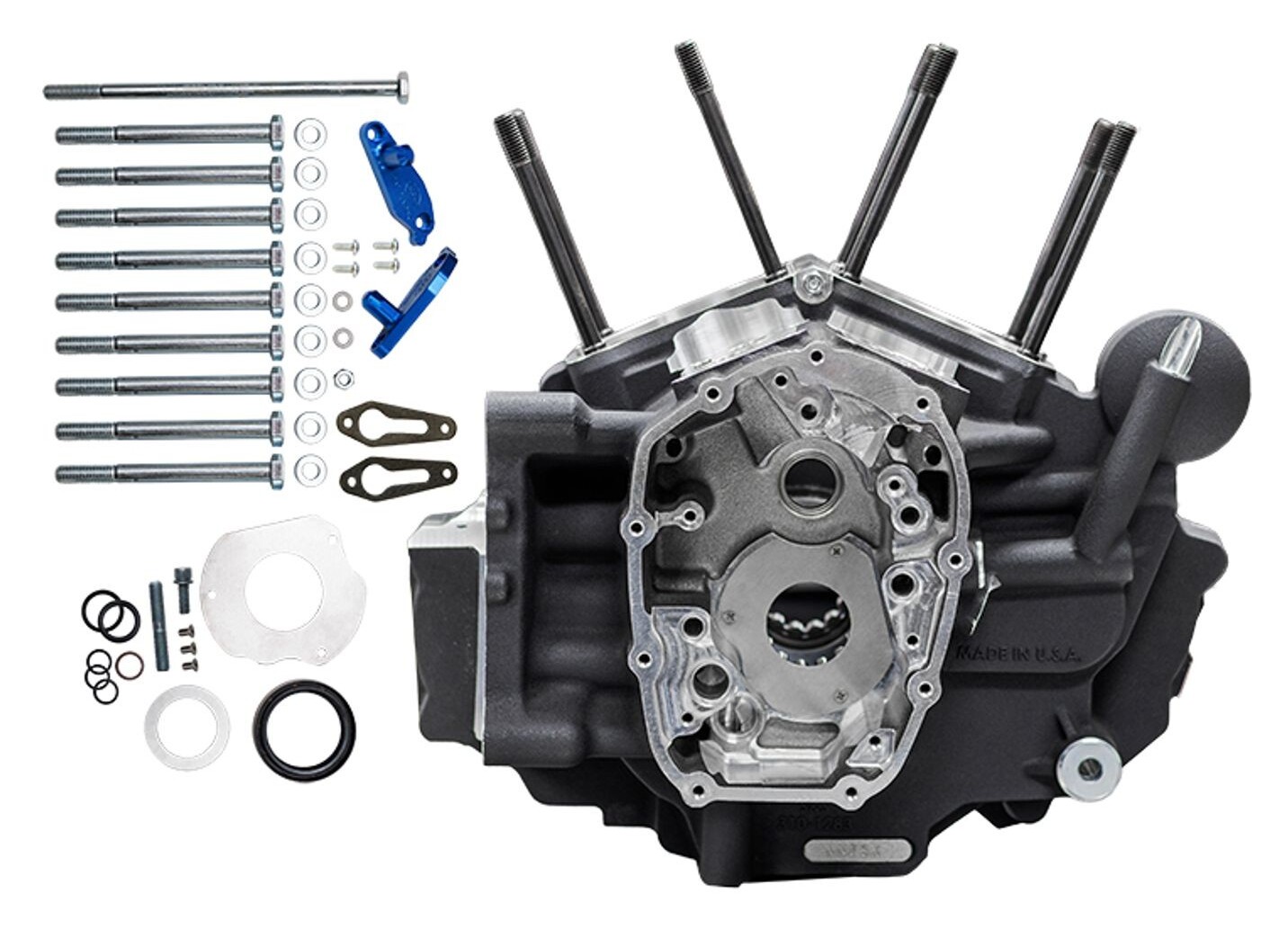 S&S Cycle MK-Series 4-1/2" Bore Engine Crankcase Assembly For Harley ...