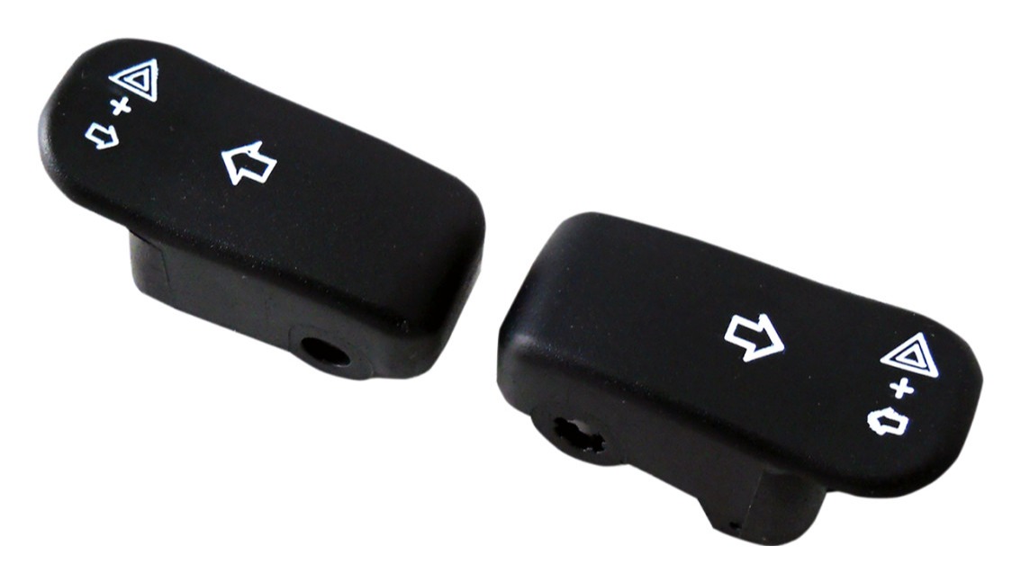 Drag Specialties Turn Signal Switch Extension Caps For Harley 1996-2013 ...