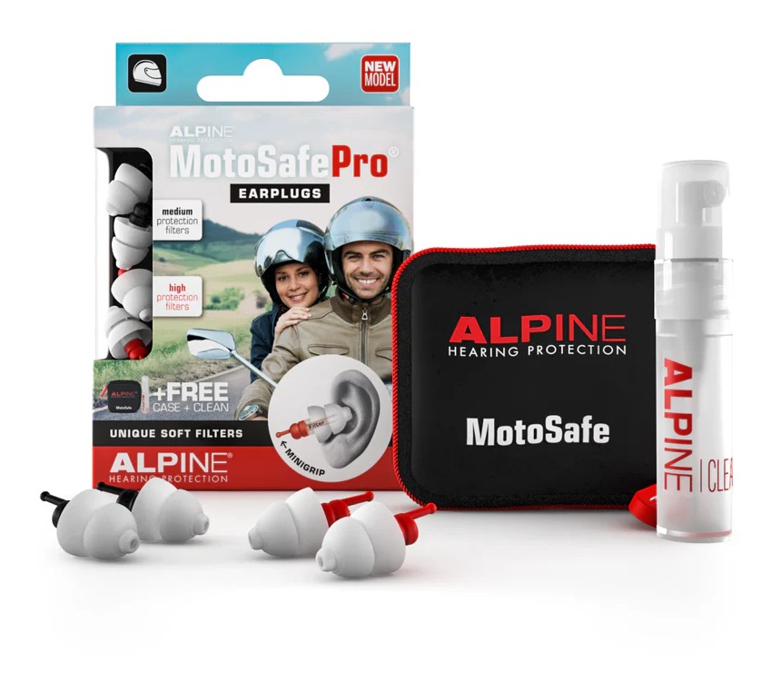 Alpine Hearing Protection MotosafePro Earplugs Dual Pack - RevZilla