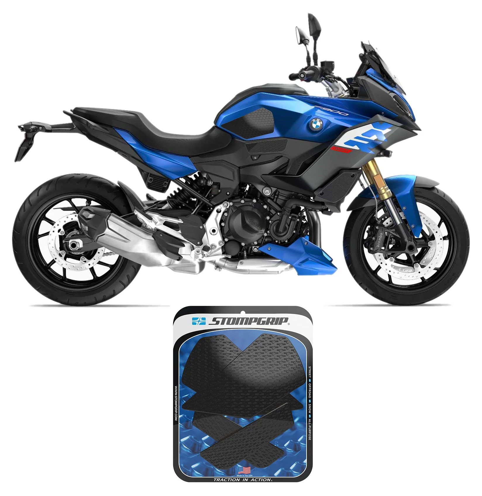 Stompgrip Tank Pad BMW F900XR 2020-2025 - RevZilla