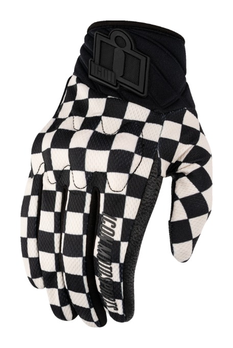 Icon Anthem 3 CX Checker Women's Gloves - RevZilla