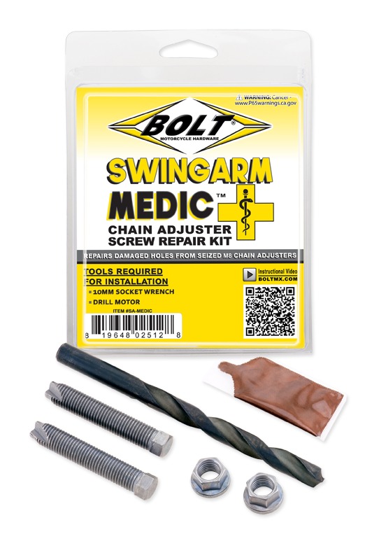 Bolt Hardware Swingarm Medic Chain Adjuster Repair Kit - RevZilla