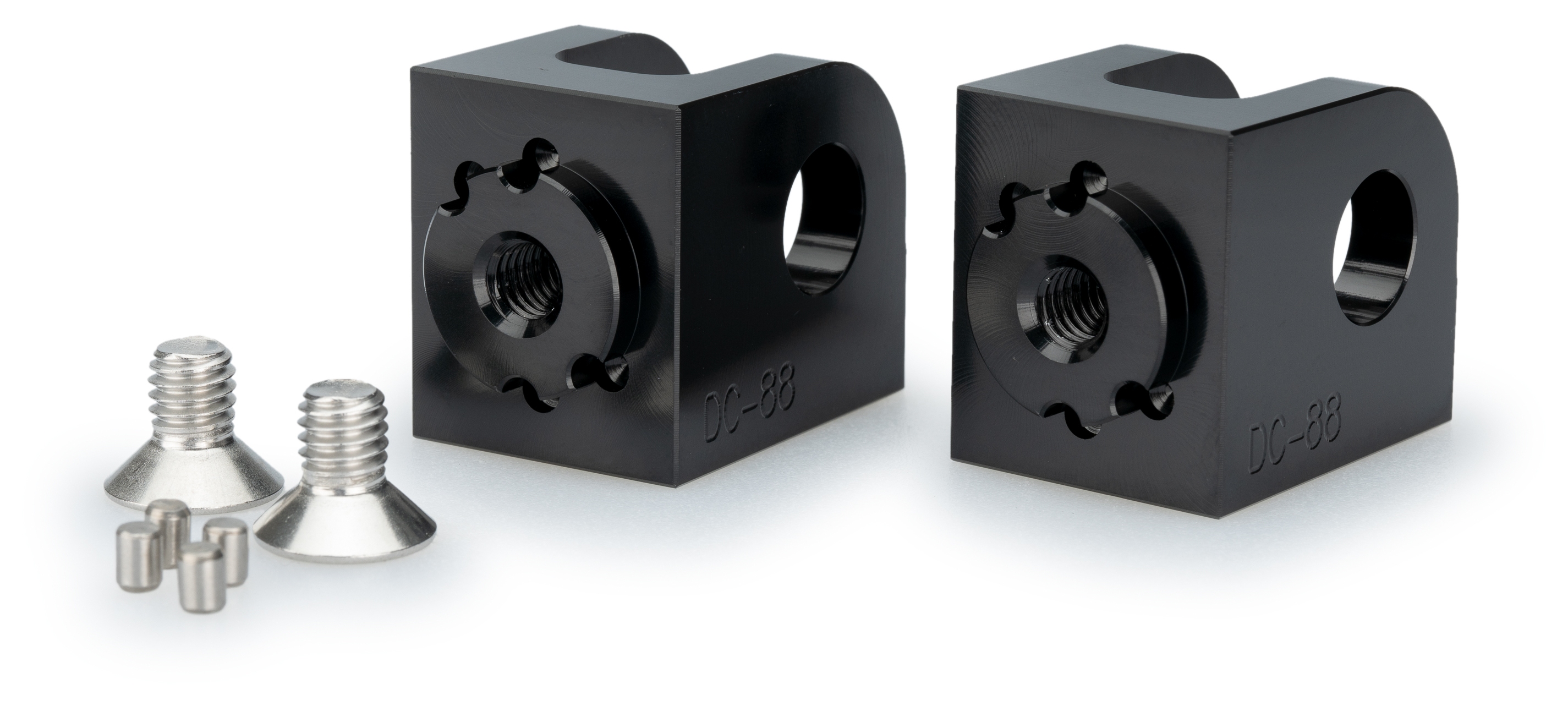 Puig Adjustable Passenger Footpeg Mounts CFMOTO 300NK / 450NK / 800NK ...