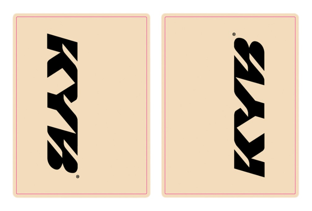 FLU Designs Upper Fork Decals - RevZilla