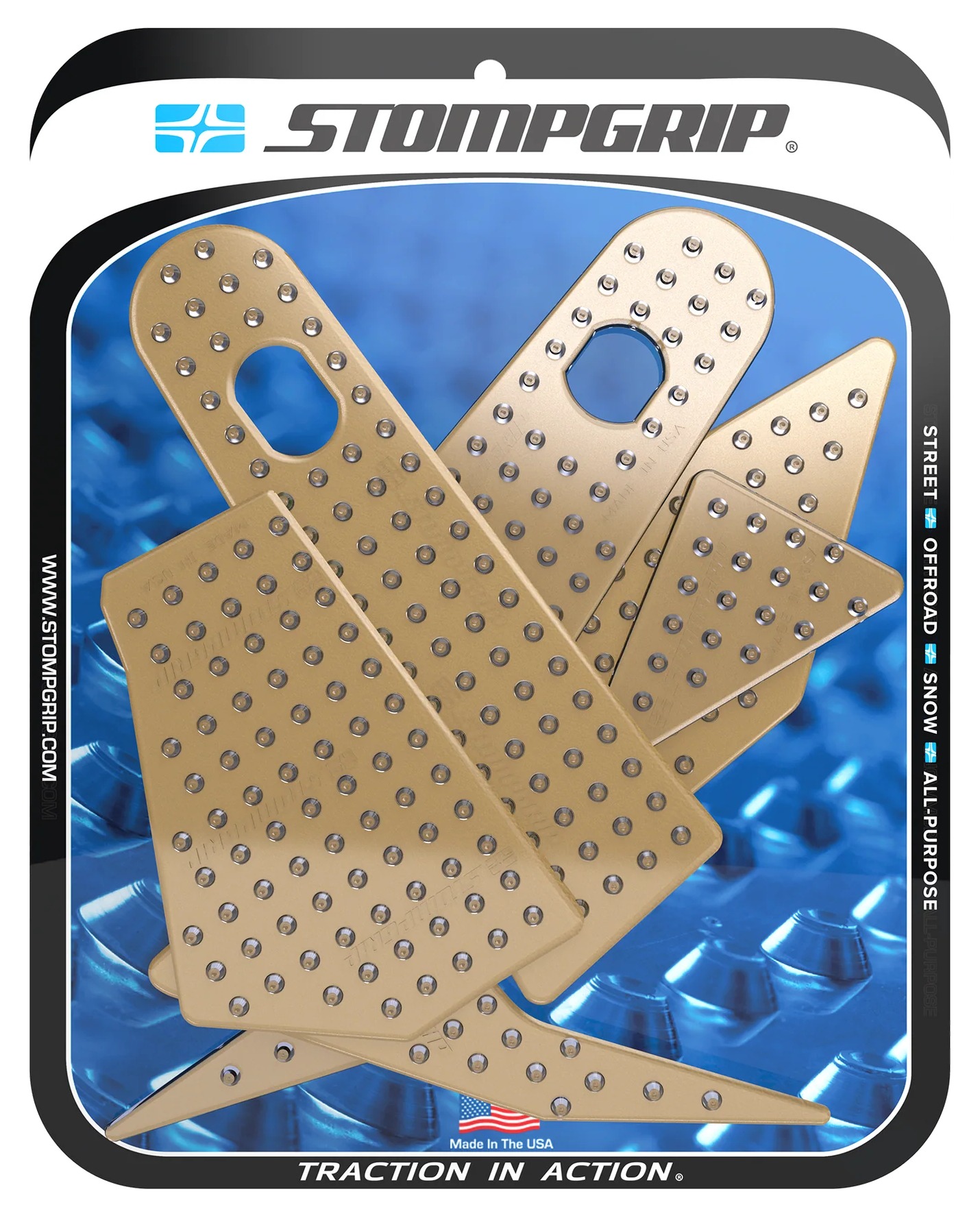 Stompgrip 3D Griptape Kit Kawasaki 250cc-450cc 2019-2023 - RevZilla