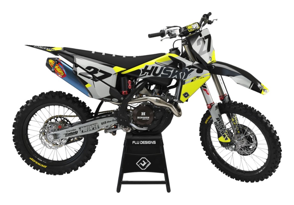 FLU Designs PTS 6 Graphics Kit Husqvarna 125cc-501cc 2019-2021 - RevZilla