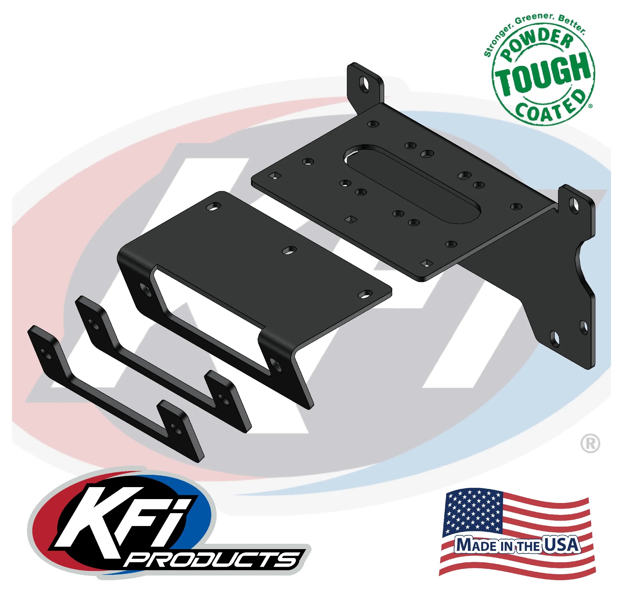 KFI Winch Mounts Polaris Ranger XD / Crew XD 2024-2025 - RevZilla