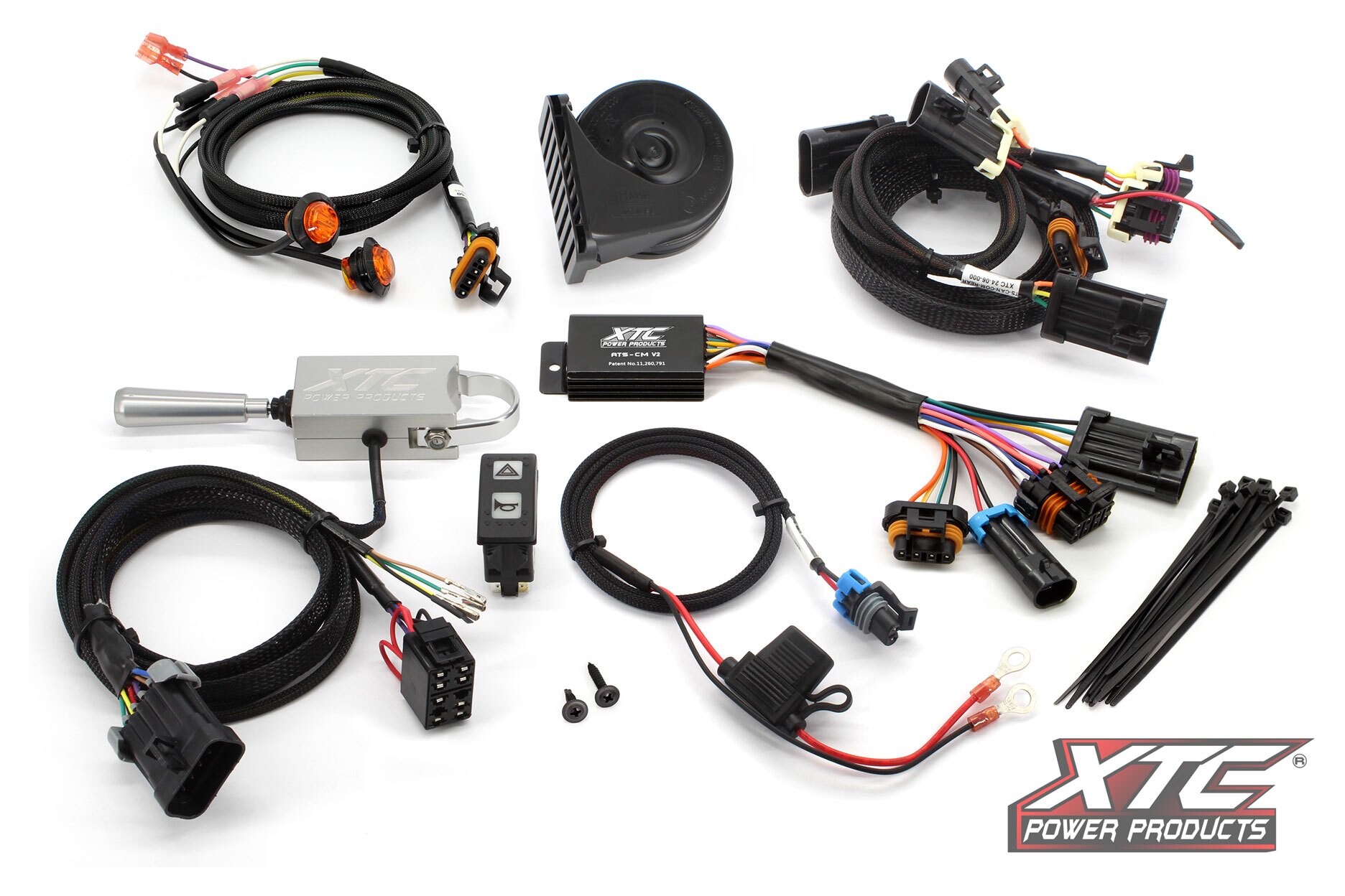 XTC Power Products Self-Canceling Turn Signal Kit w/Billet Lever Can-Am ...